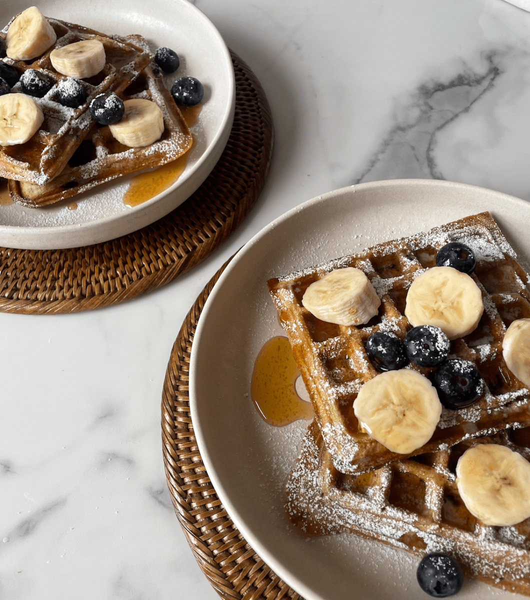 Fluffy blueberry waffles – Sol Foods